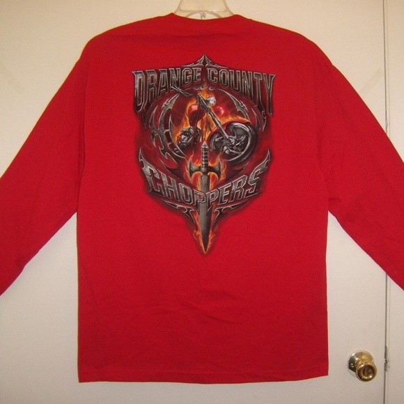 Shirts | Vintage Rare Occ Orange County Choppers Long Sleeves Graphic ...